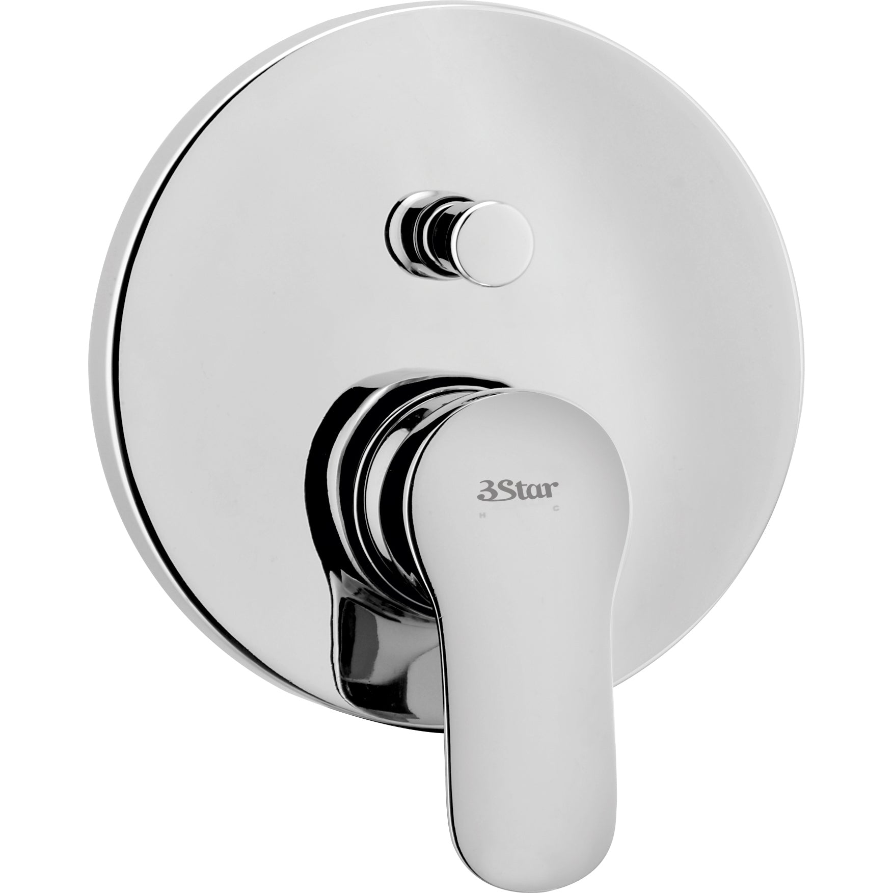 Concealed bath mixer body with dial plate round(1001) – 3 Star Ceramics
